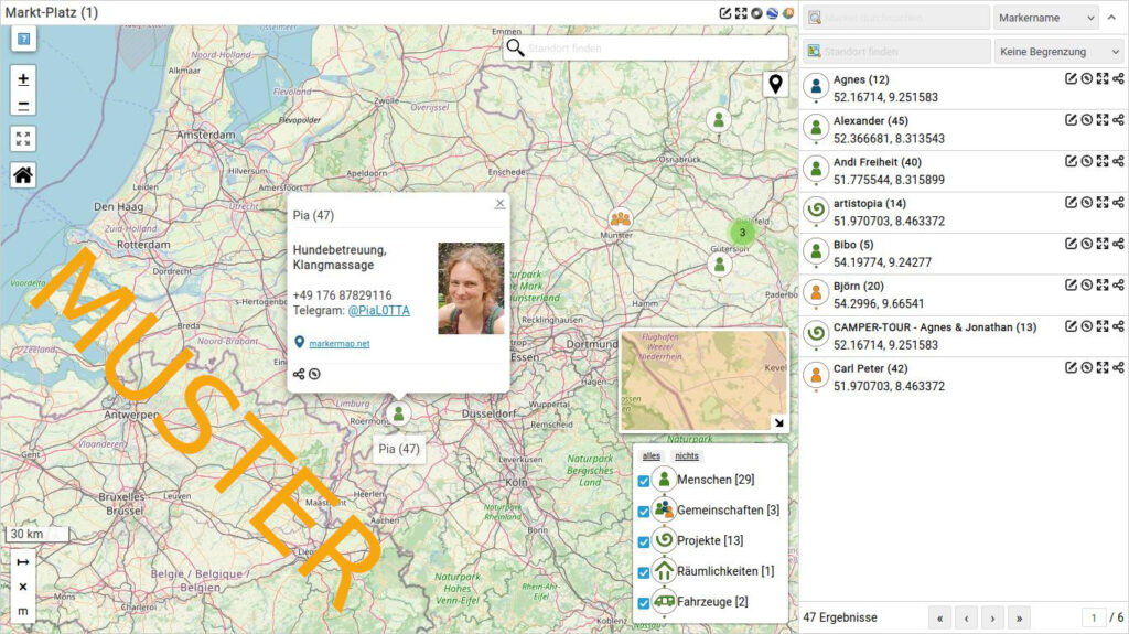 MarkerMap - marker & maps